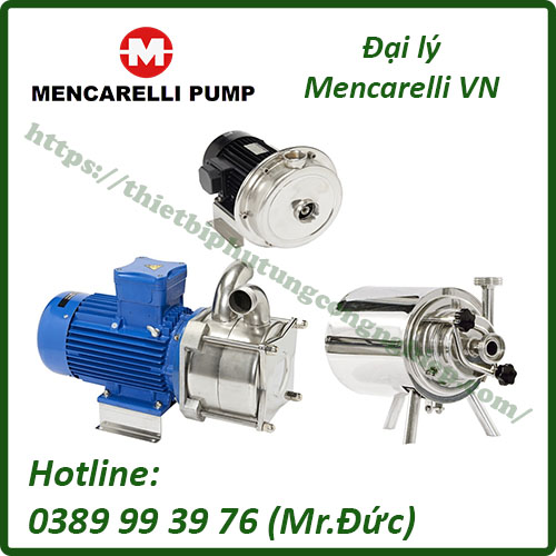 Máy bơm tự mồi Mencarelli - Đại lý Mencarelli Việt Nam